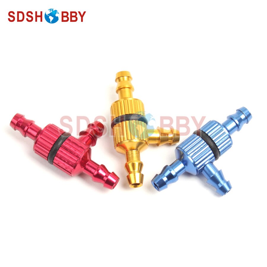 6STARHOBBY Big 3 Way/ Three-Way T Type Fuel Jointer with Fuel Filter ...