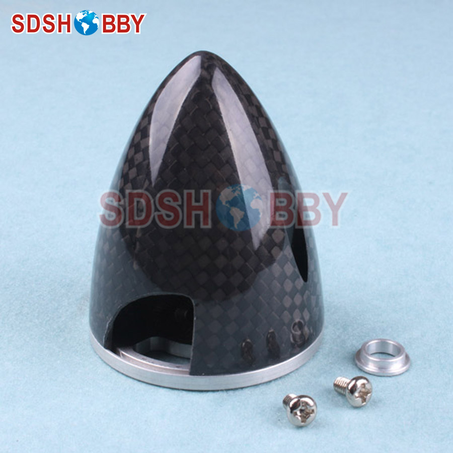 RC Model Carbon Fiber Bullet Spinner 4″(102mm) With Aluminum Back Plate ...