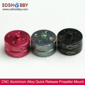 CNC Aluminium Alloy Quick Release Propeller Mount Set/ Compatible with ...
